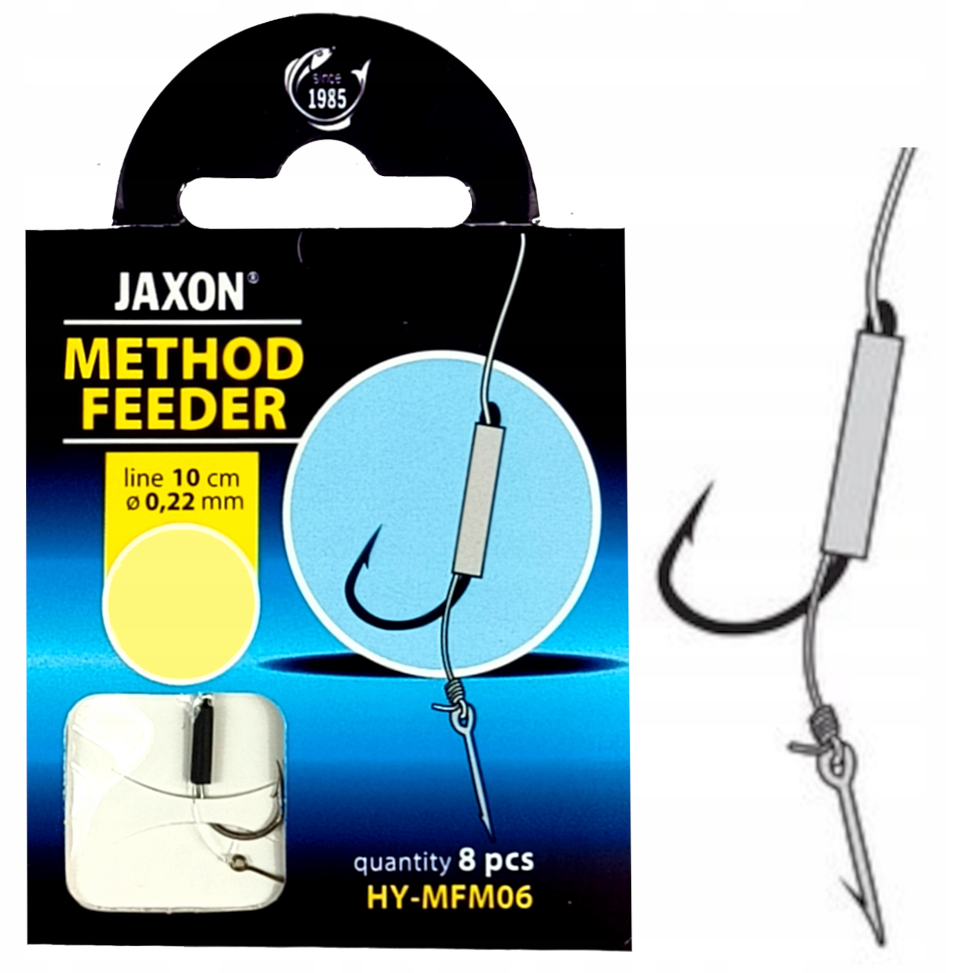 Haczyki gruntowe, z przyponem Jaxon HY-MFM06 8 szt. - 5900113409460 - 12564950797 - Allegro