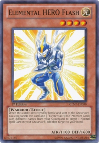 Yu-Gi-Oh! Elemental HERO Flash - Allegro