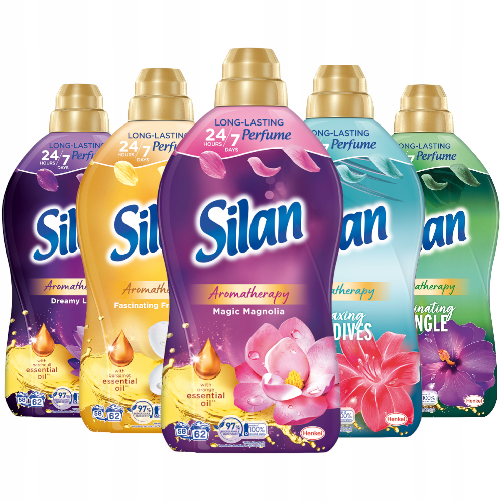 Silan Aromatherapy płyn do płukania MIX 5x 1,364 l (3838824430492 ...