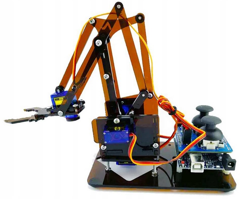 ZESTAW RAMIĘ RAMIE ROBOTA 2x joystick + STEROWANIE Platforma robota DIY ...