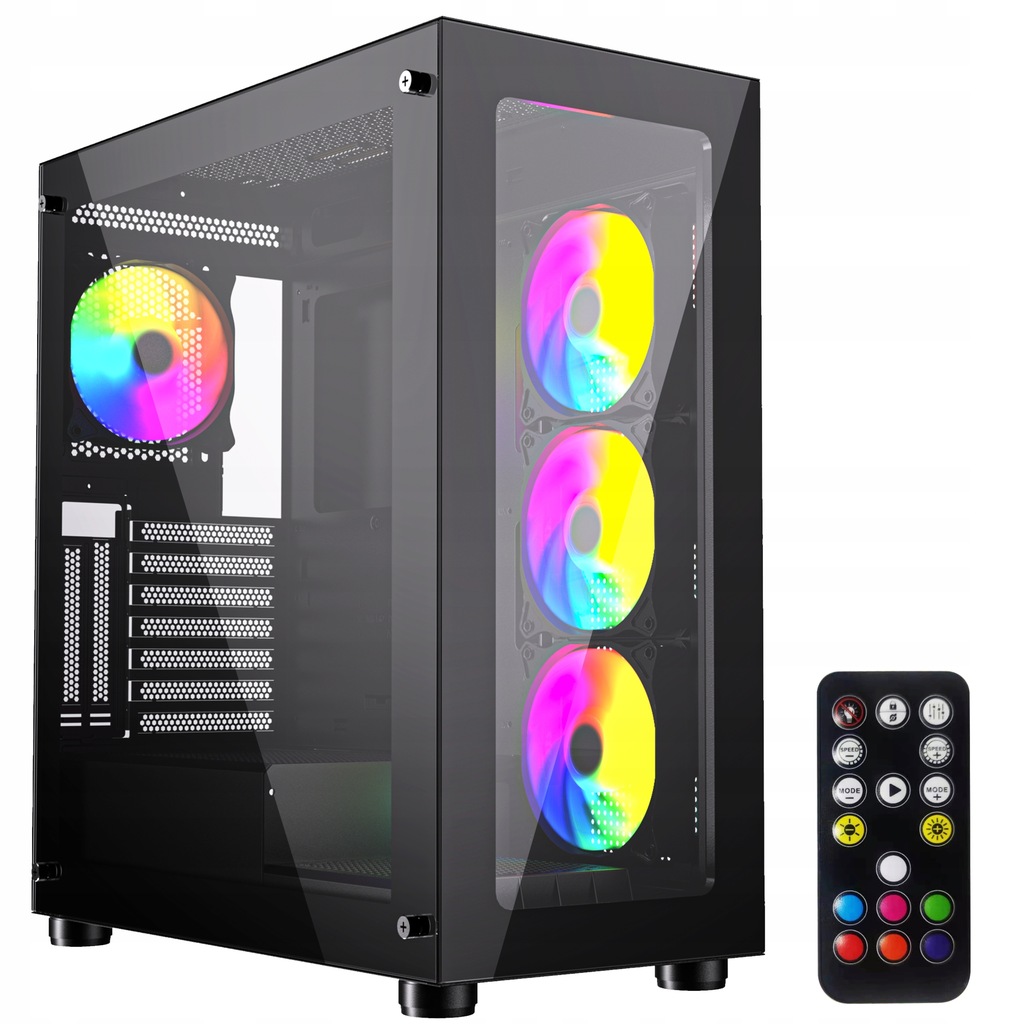 Obudowa Gembird CCC-FC-X450MAX Midi Tower czarny w Stęszew - Sklep ...