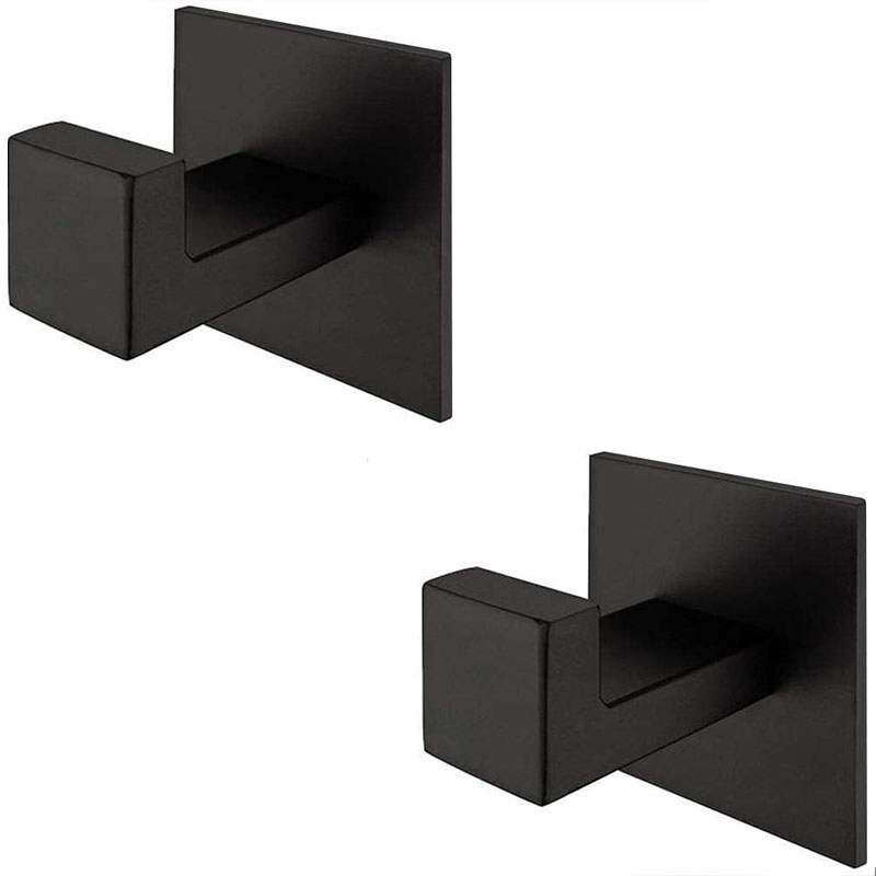 2x Věšák háček samolepicí černý na ručníky za 150 Kč - Allegro