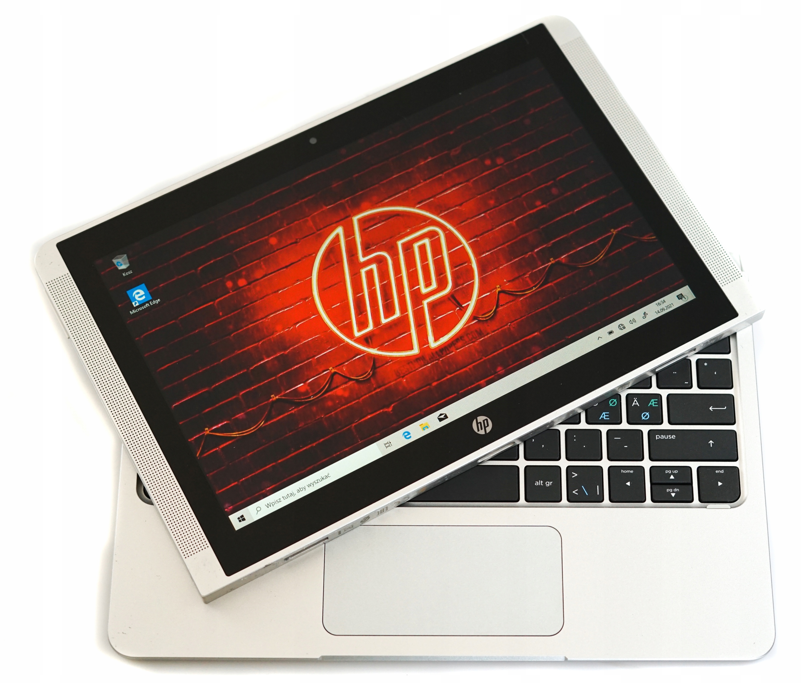 Laptop Hp Pro X2 210 QUAD Intel X5 4GB 64GB Tablet Dotyk Windows 10 USB ...