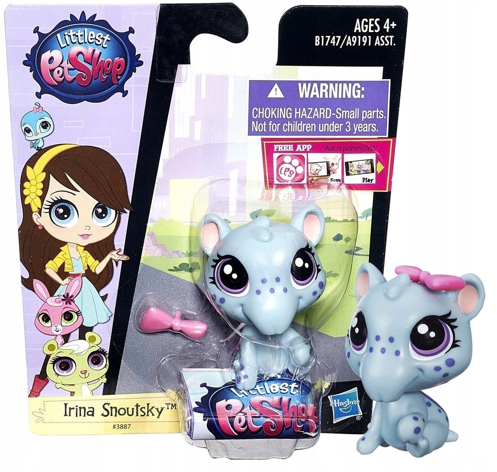 LITTLEST PET SHOP TAPIR IRINA SNOUTSKY LPS B2166 (5019399808505) • Cena, Opinie • Figurki ...