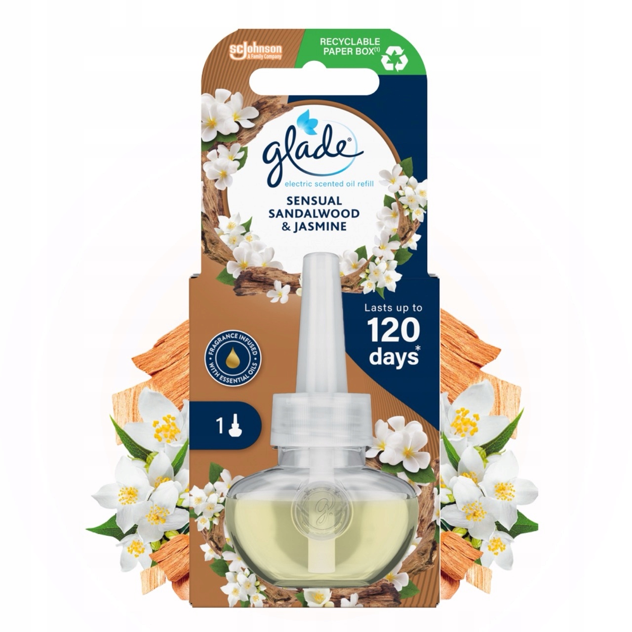 GLADE WKŁAD DO ELEKTRYCZNEGO ODŚWIEŻACZA POWIETRZA SANDALWOOD&JASMINE ...