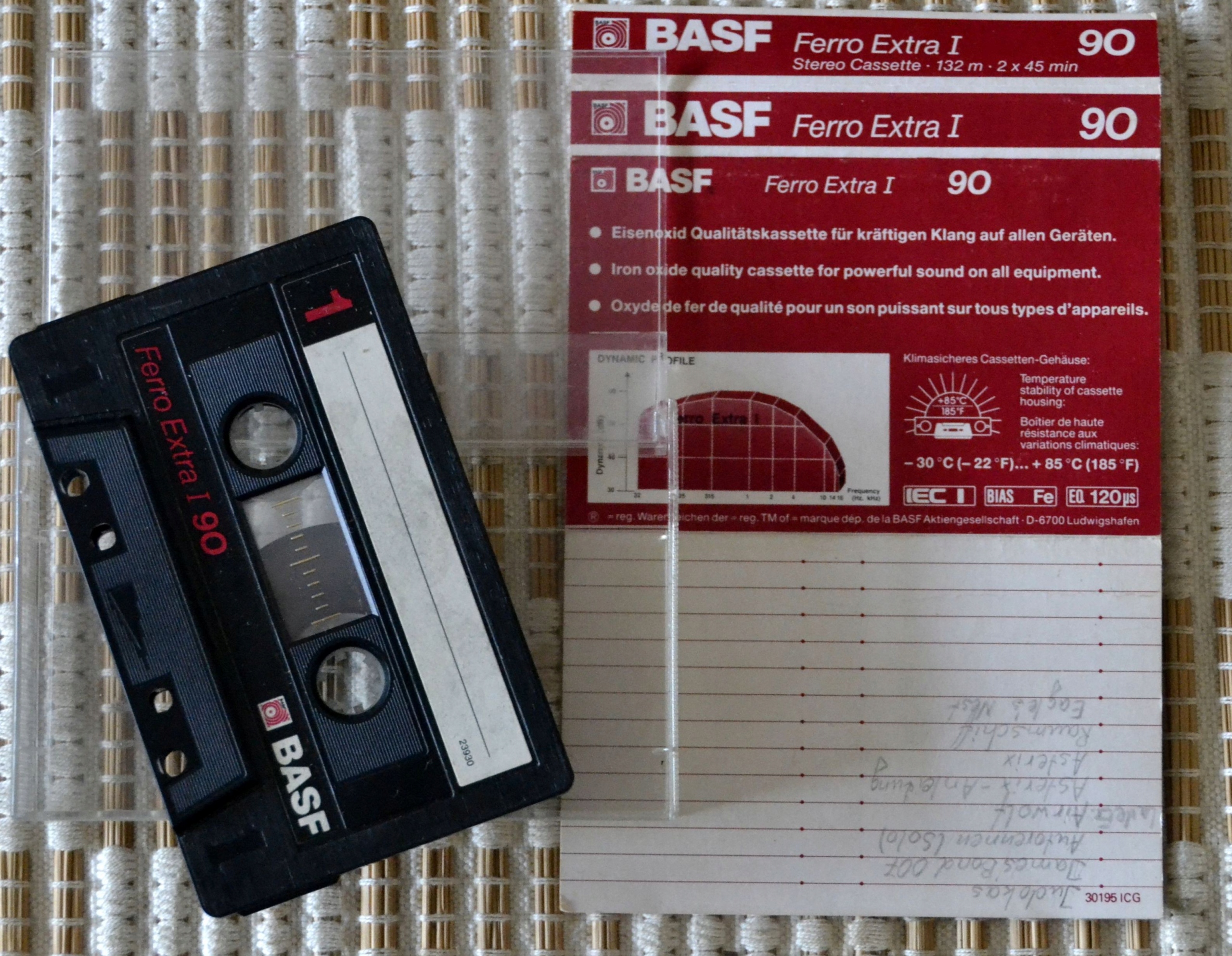 Kaseta magnetofonowa BASF 90 FERRO EXTRA I Norma - Sklep, Opinie, Cena ...