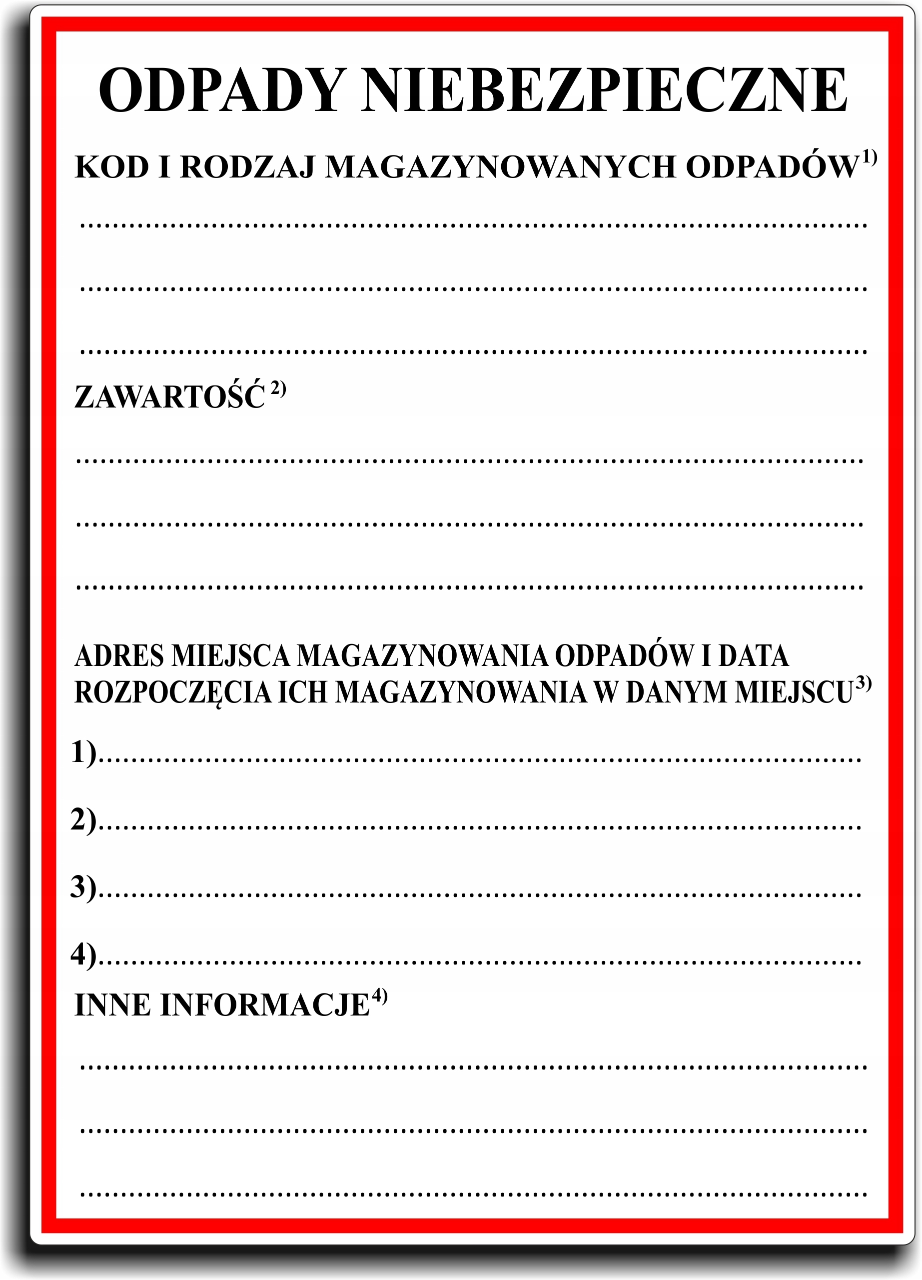 ODPADY NIEBEZPIECZNE Naklejki Etykiety FOLIA 50szt • Cena, Opinie ... ODPADY NIEBEZPIECZNE Naklejki Etykiety FOLIA 50szt • Cena, Opinie ...