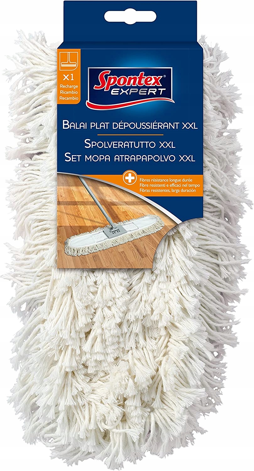 Wkład do mopa płaski Spontex • Cena, Opinie - Allegro