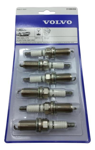 31286359 ŚWIECE ZAPŁONOWE ORYGINAŁ OE VOLVO S60 V60 V70 S80 XC60 XC70 ...