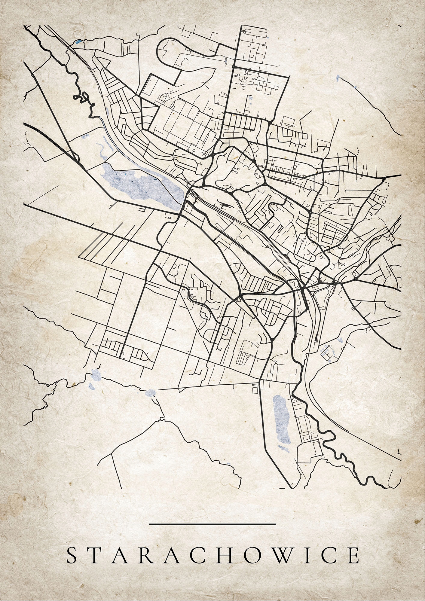 Plakat Mapy style bez ramy 40 x 60 cm • Cena, Opinie • Plakaty 14164979485 • Allegro