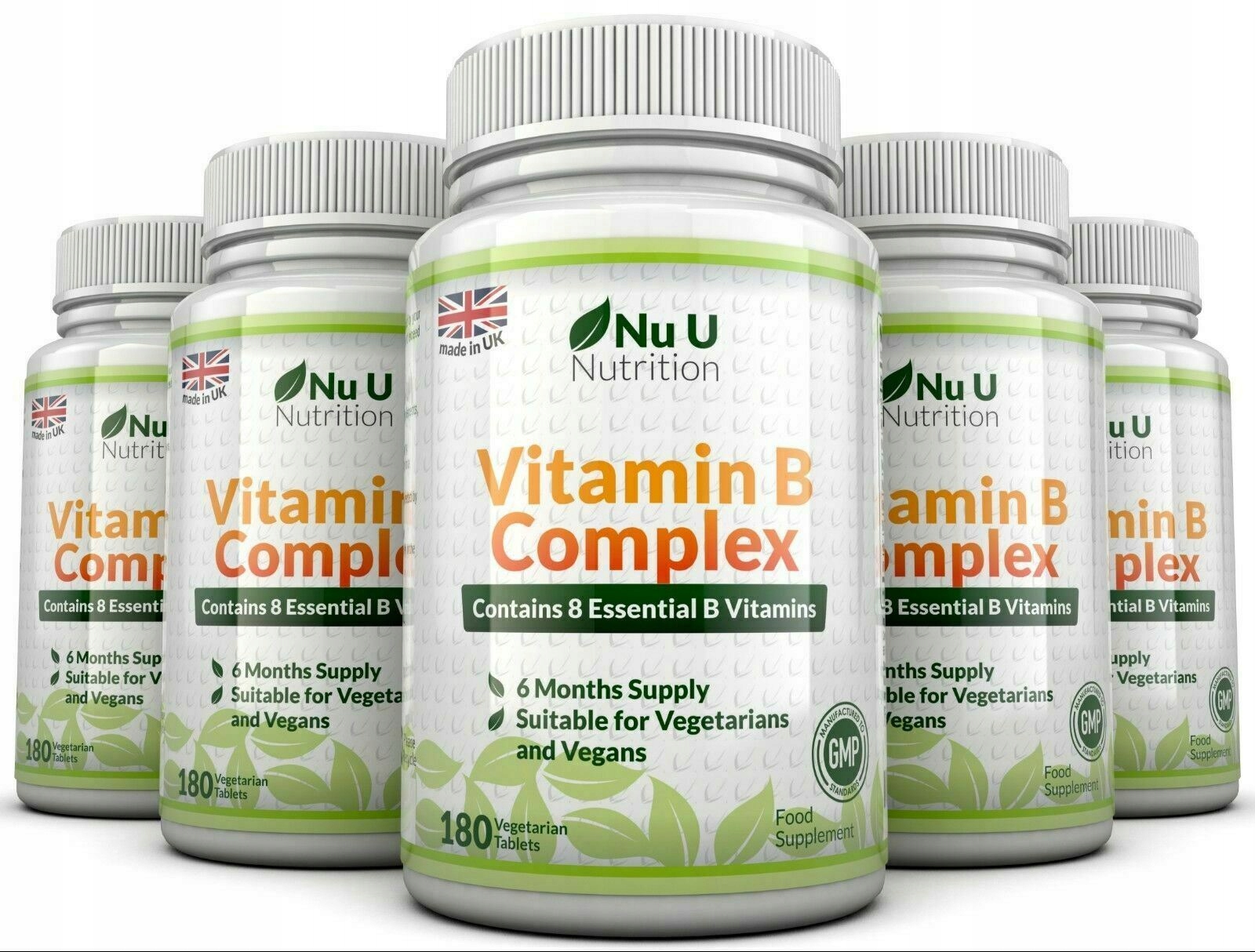 5x180 tab.Complex Wit.B 900 tabletek B1-B6 B12 Biotyna Witamina B ...