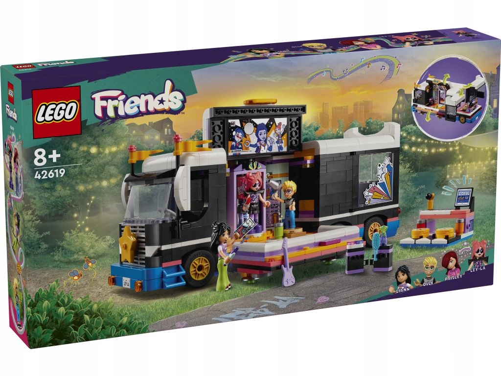 LEGO Friends 42619 Popsztár koncertbusz - Allegro