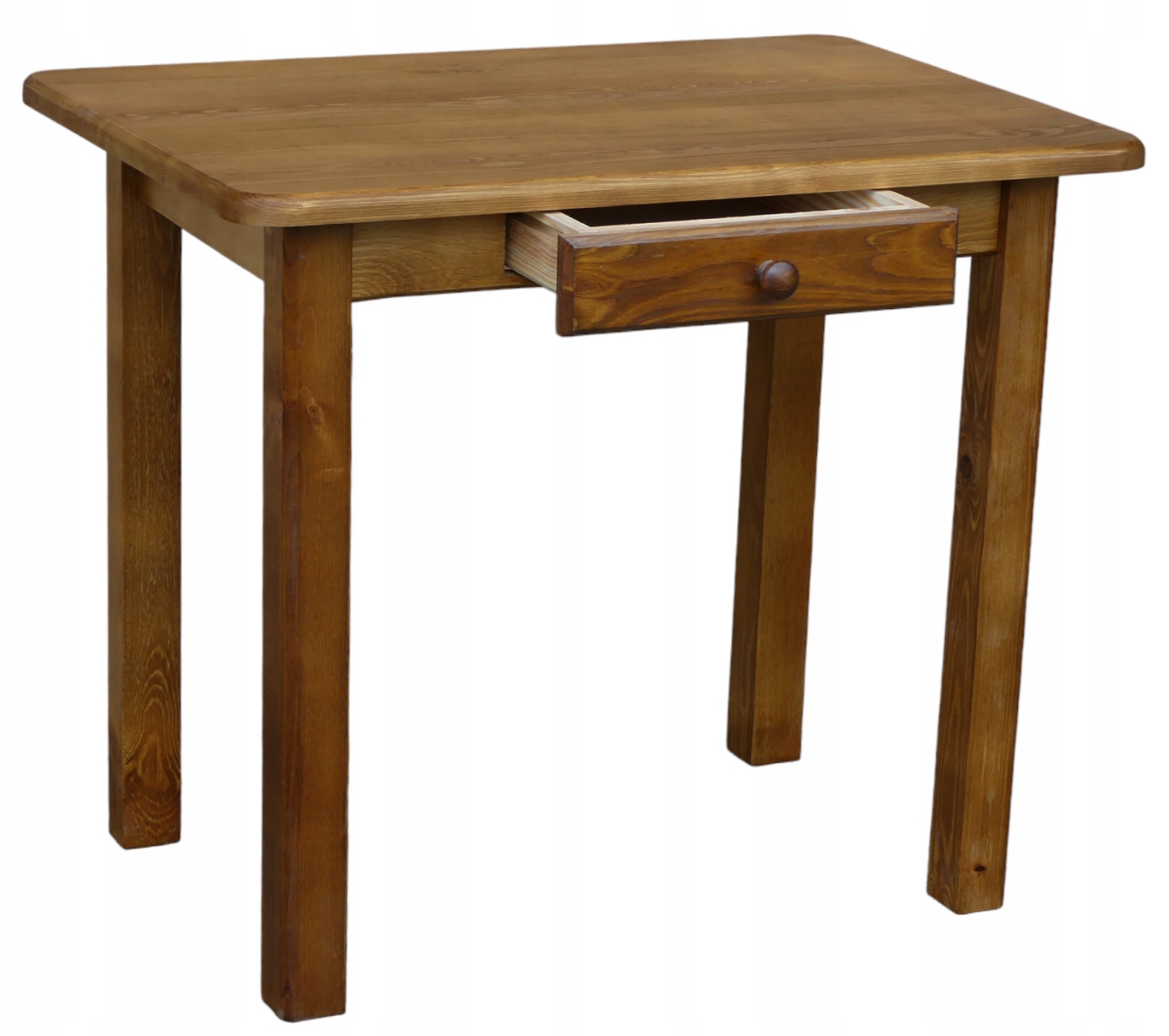 STÓŁ DREWNIANY Z SZUFLADĄ 90X60 DO KUCHNI JADANI KLASYCZNY DĄB ...