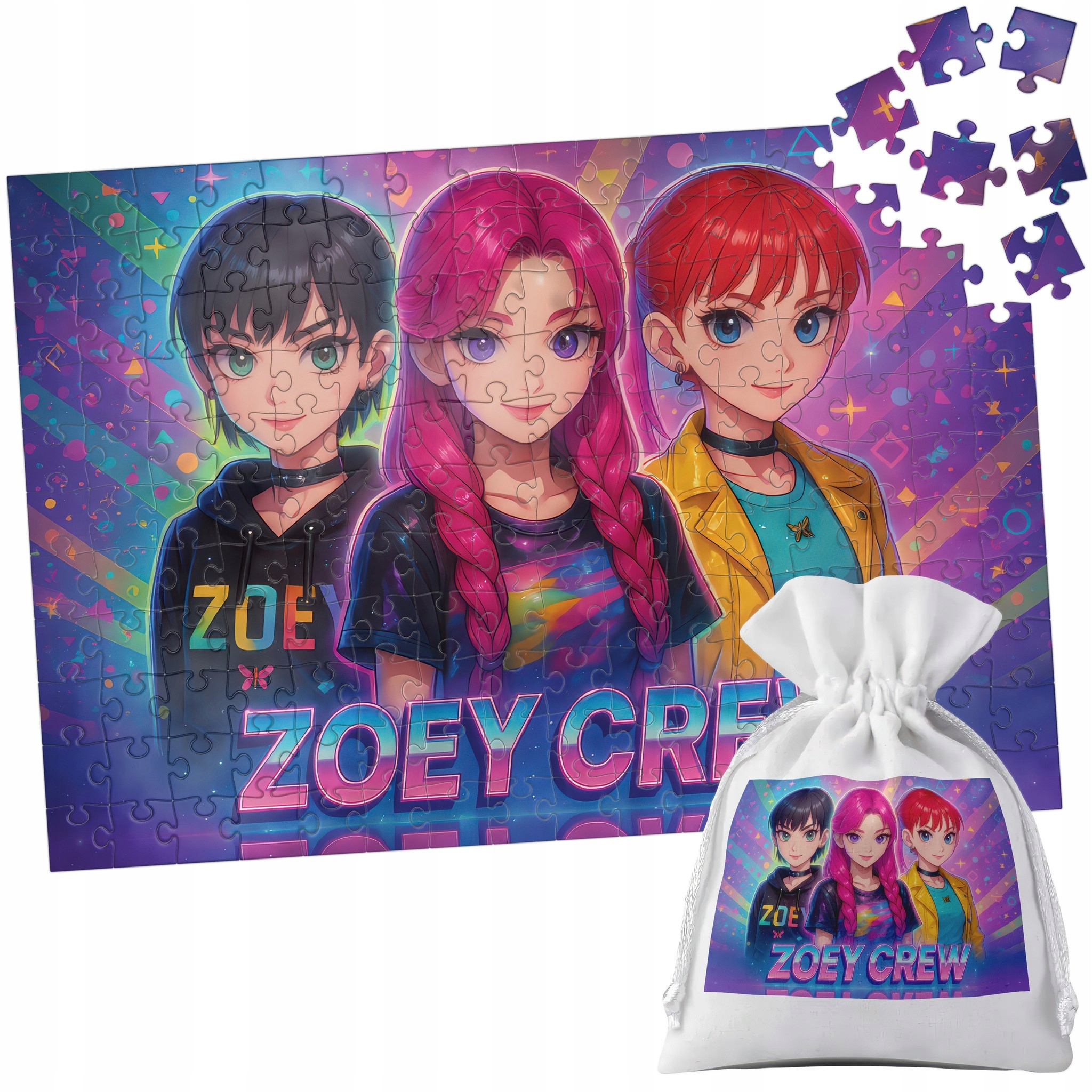 PUZZLE TRADYCYJNE - HUNTRIX K-POP DEMON HUNTERS SAJA BOYS – 35 el ...