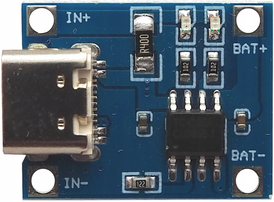 Ładowarka Li-ion 5V 1A 18650 TP4056 USB typ C moduł - Sklep, Opinie, Cena w Allegro