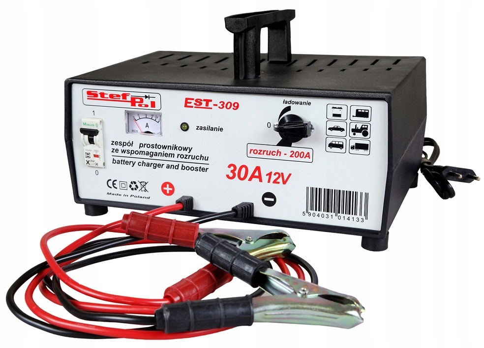 PROSTOWNIK ŁADOWARKA 12V 30A ROZRUCH 200A EST 309 5904031014140 za 822.95PLN z Zaborów - Allegro ...