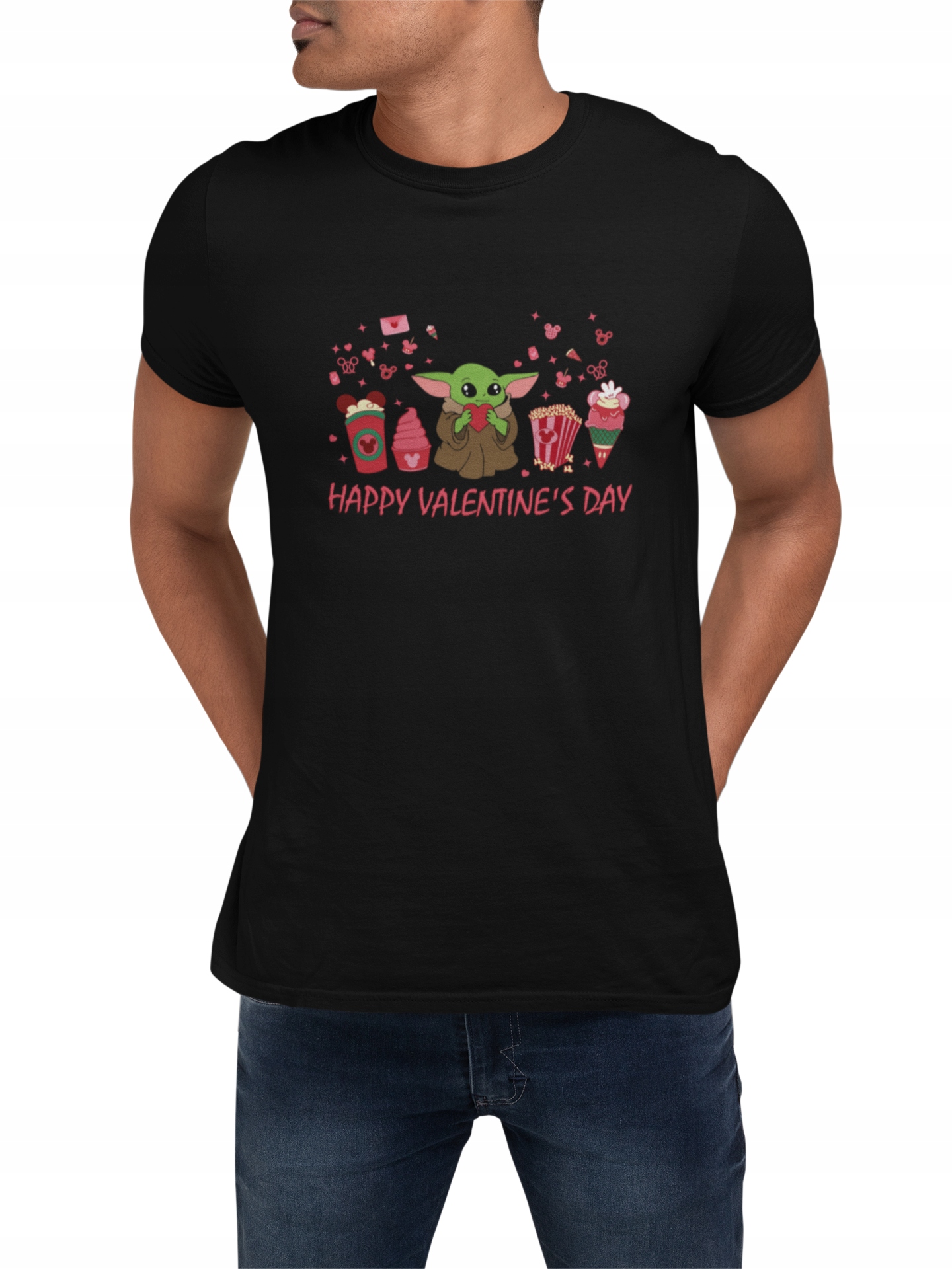 KOSZULKA T-SHIRT MĘSKA PREZENT DLA NIEGO WALENTYNKI STAR WARS YODA - M - porównaj ceny - Allegro.pl