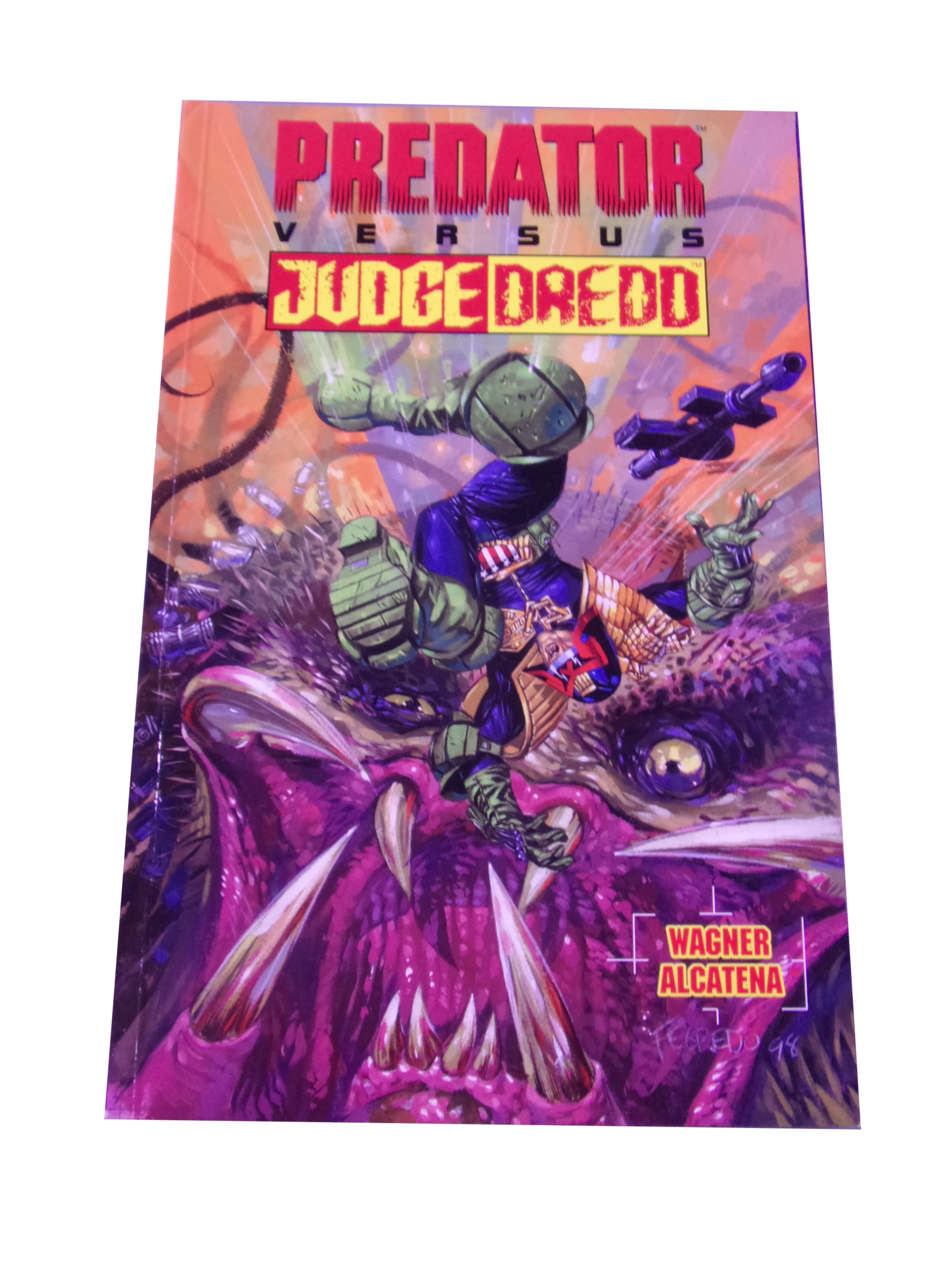 PREDATOR VERSUS JUDGE DREDD wyd. I anglojęzyczne 1998 r. praca zbiorowa ...