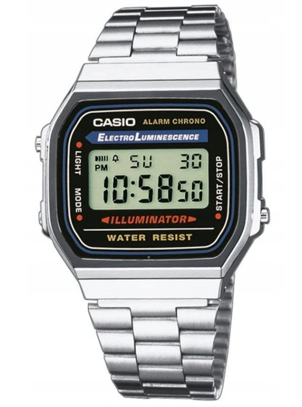 Casio zegarek męski A168WA-1W (0079767246402) • Cena, Opinie • Męskie ...