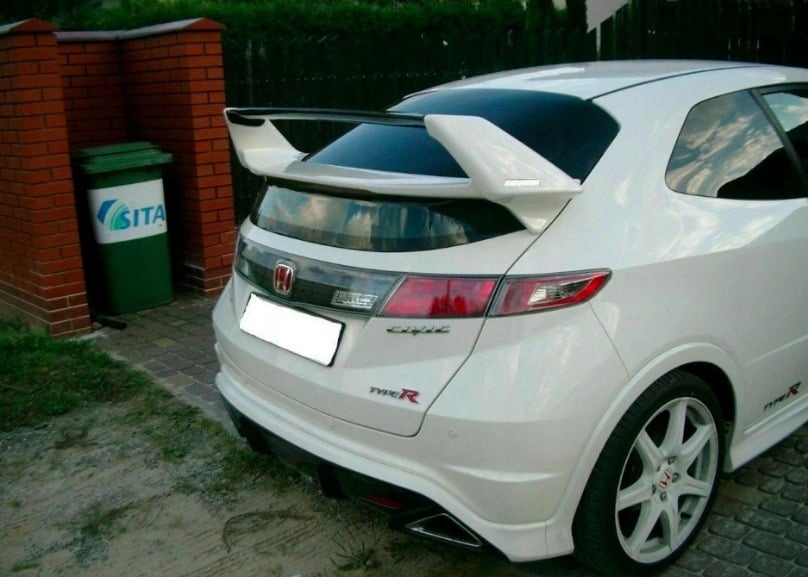 HONDA CIVIC FN2 MK8 - MUGEN LOOK SPOILER KLAPY za z Łódź - Allegro ...