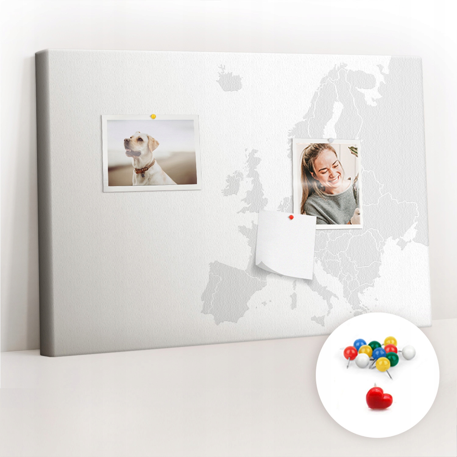 Korková tabuľa Malá okrasná mapa Európy za 45,83 € - Allegro