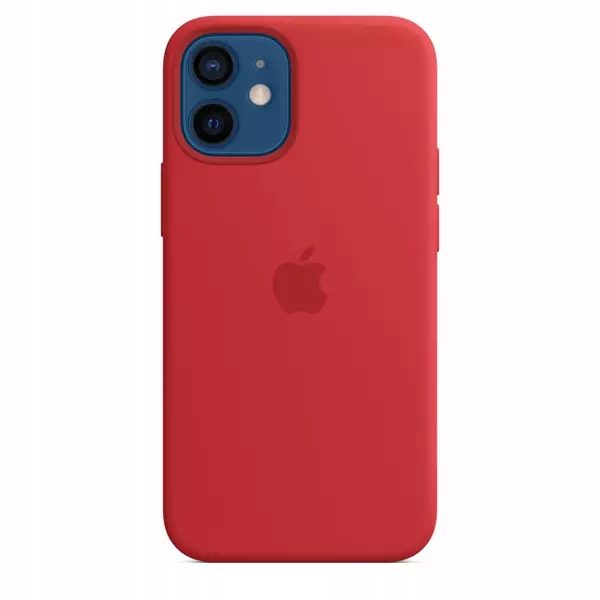 APPLE SILICONE MHKW3ZM/A CASE IPHONE 12 MINI RED ORYGINALNA PLOMBA ...