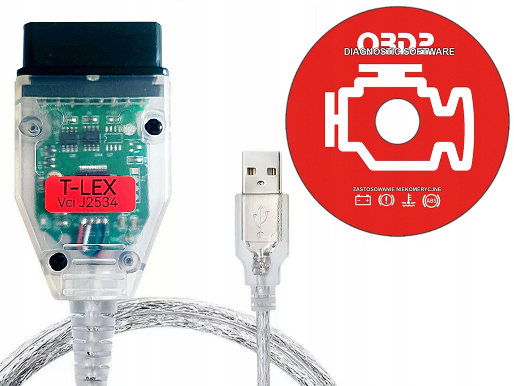 INTERFEJS TOYOTA LEXUS VCI v18 J2534 TECHSTREAM COROLLA IS250 TLEX Mini ...