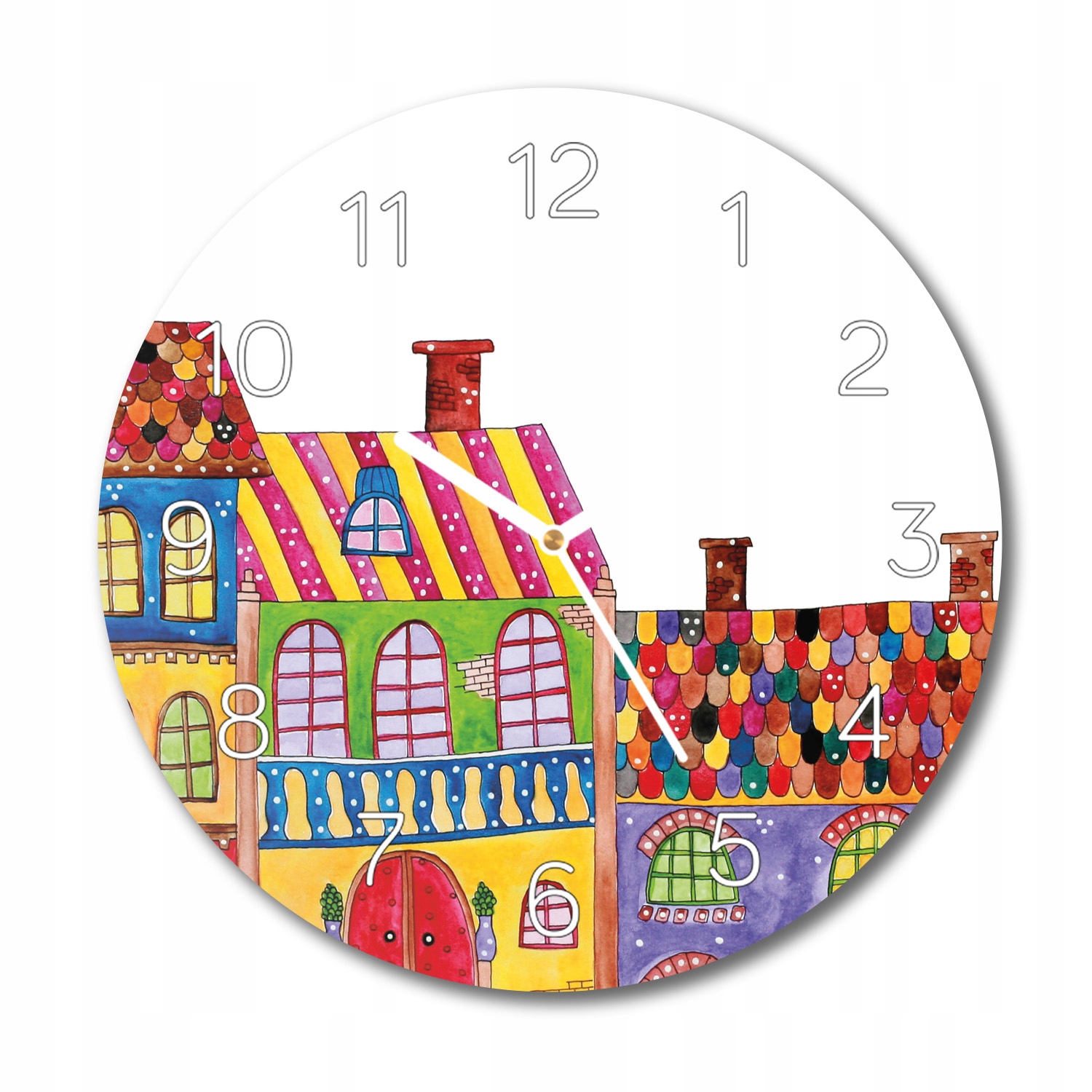 Zegar ścienny ArtprintCave wielokolorowy 30cm • Cena, Opinie • Zegary ...