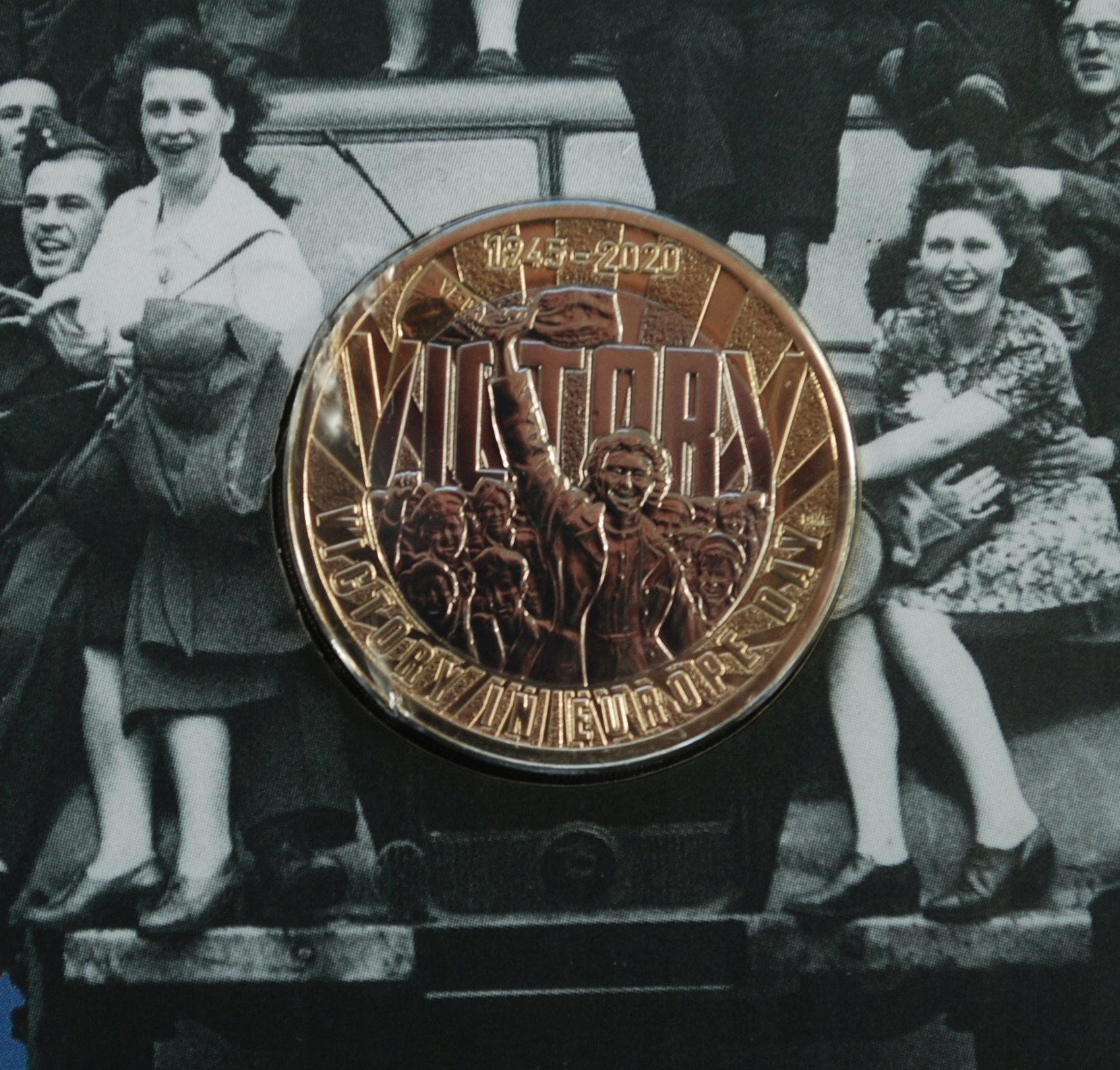 Wielka Brytania - 2 Funty 2020 rok - 75. rocznica zwycięstwa - UNC ...