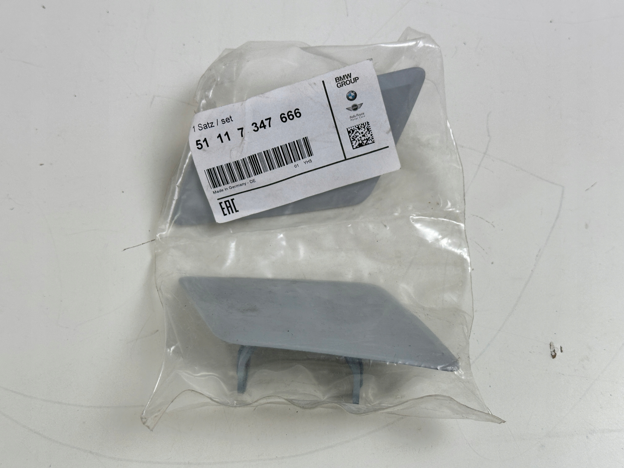 Bmw X1 e84 08- Zaślepki Zaślepka Lewa Prawa Komplet Spryskiwaczy Nowe ...