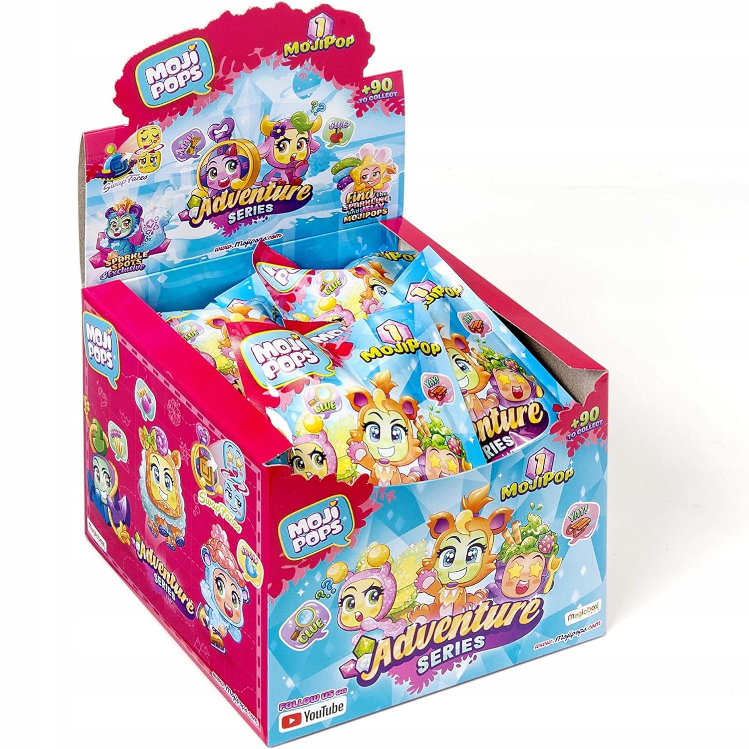 MOJI POPS Adventure - Karton 24 saszetki MojiPops od Magic box ...
