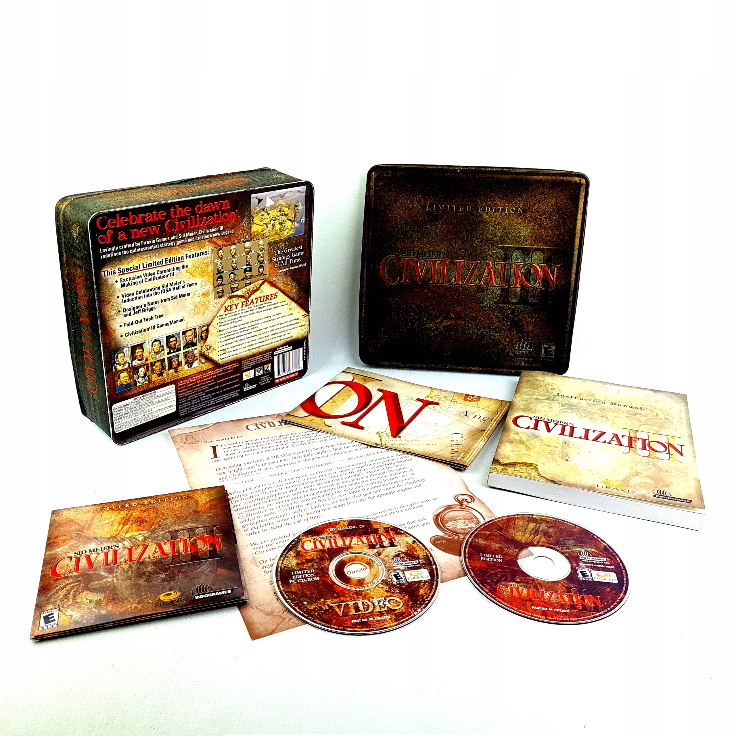 CIVILIZATION III 3 LIMITED EDITION KOLEKCJONERSKA PC - Stan: Używany ...