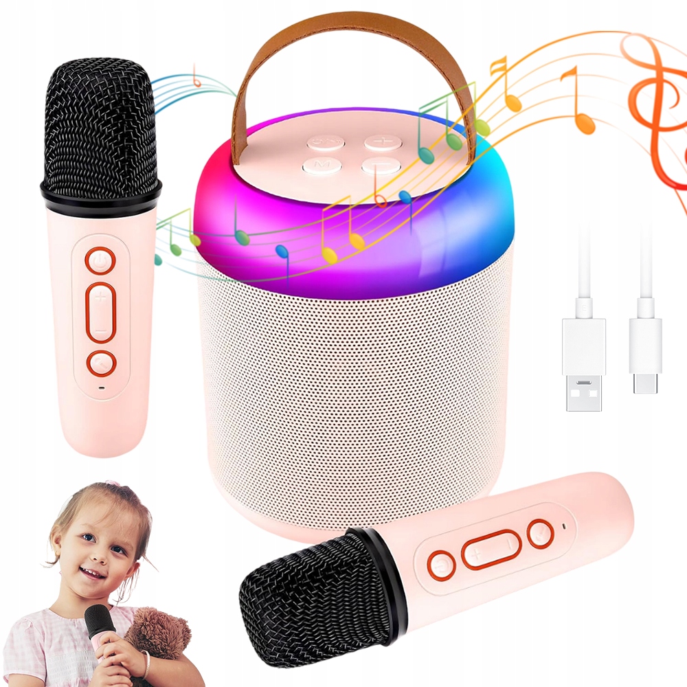 MINI KARAOKE SET PRE DETI S 2X MIKROFÓNOM VHODNÝ NA PÁRTY za 18,71 ...