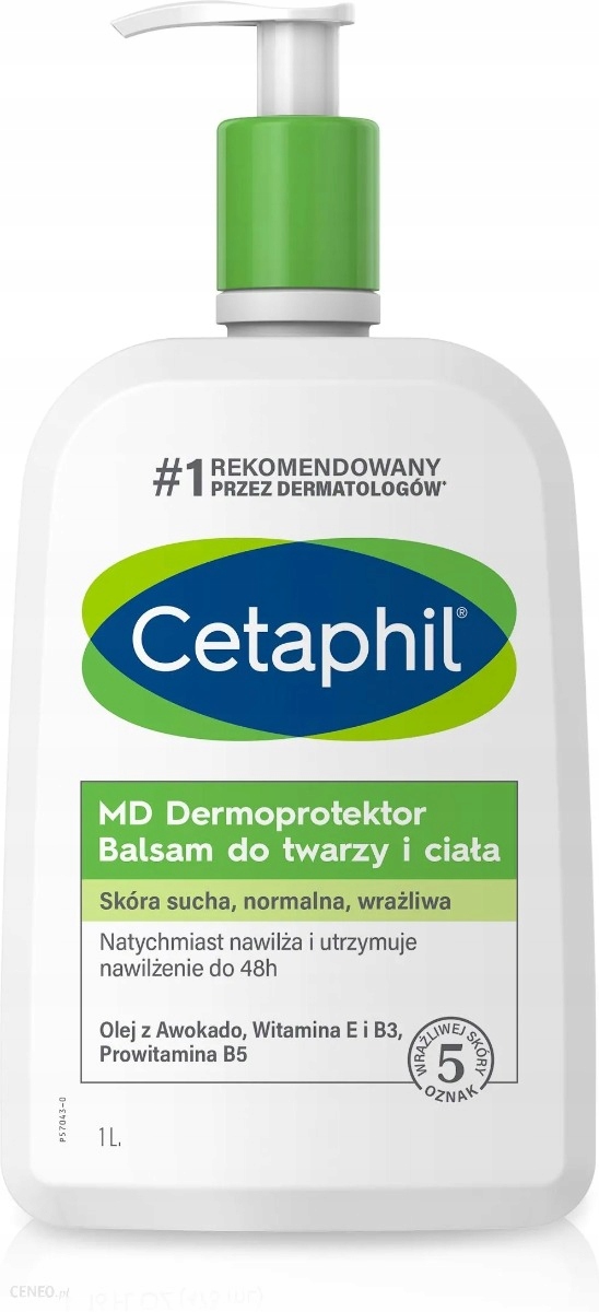 Cetaphil MD Dermoprotektor Balsam do twarzy i ciała, 1000 ml ... Cetaphil MD Dermoprotektor Balsam do twarzy i ciała, 1000 ml ...