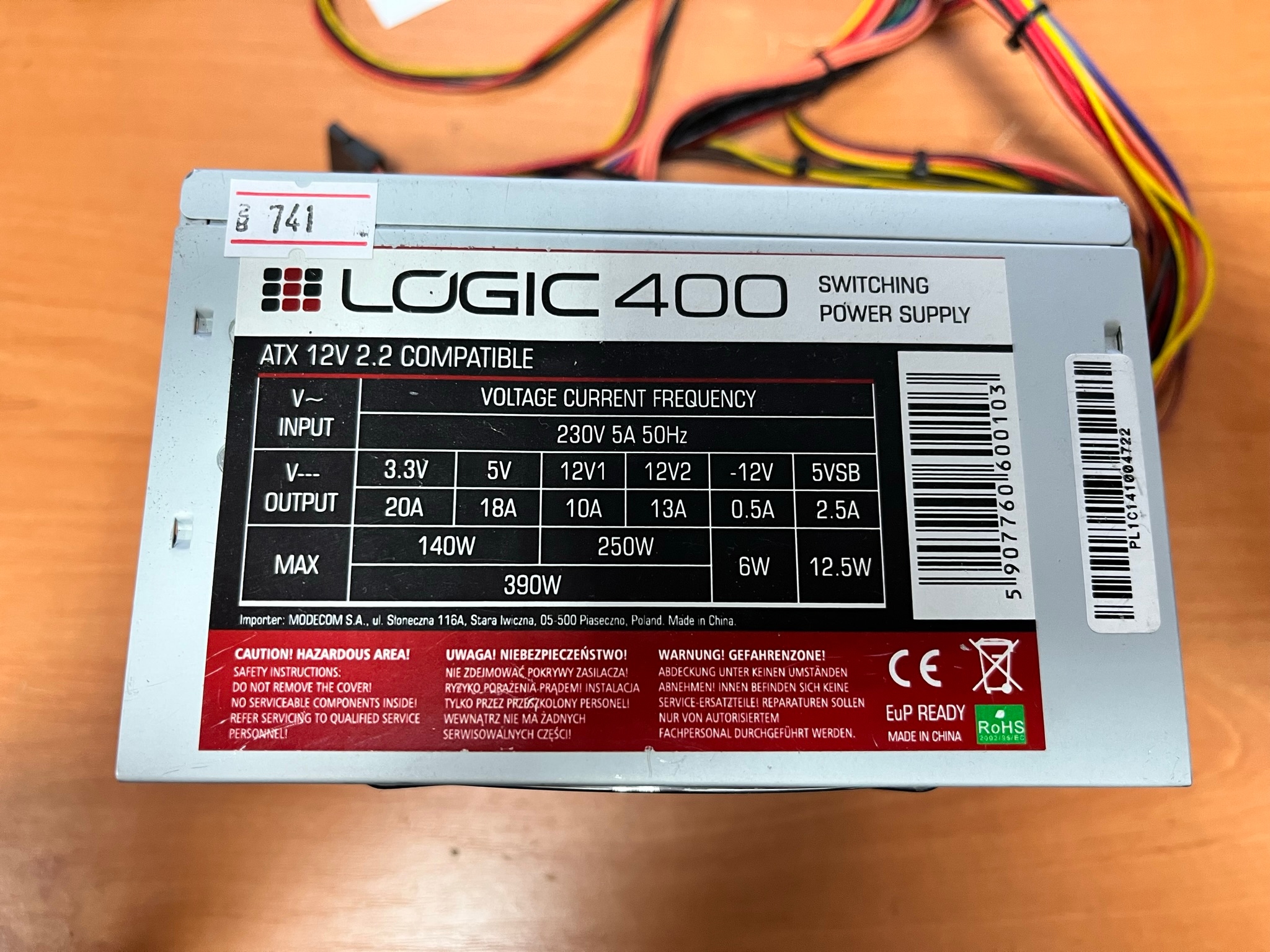 741 ZASILACZ LOGIC 400 230V 5A 50HZ • Cena, Opinie - Allegro