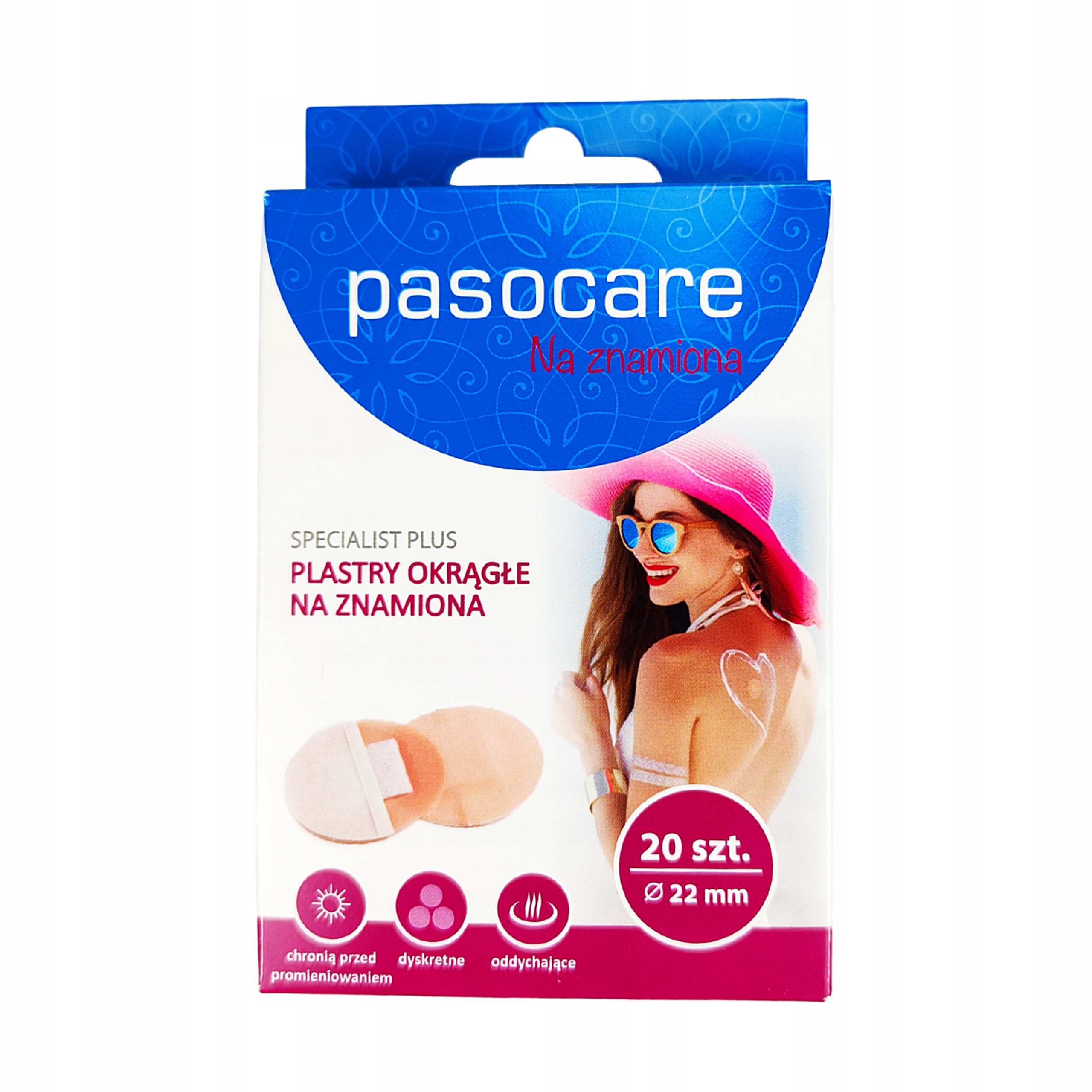 Plastry okrągłe na znamiona 20 sztuk Pasocare OVAL 13531165398 - Allegro.pl