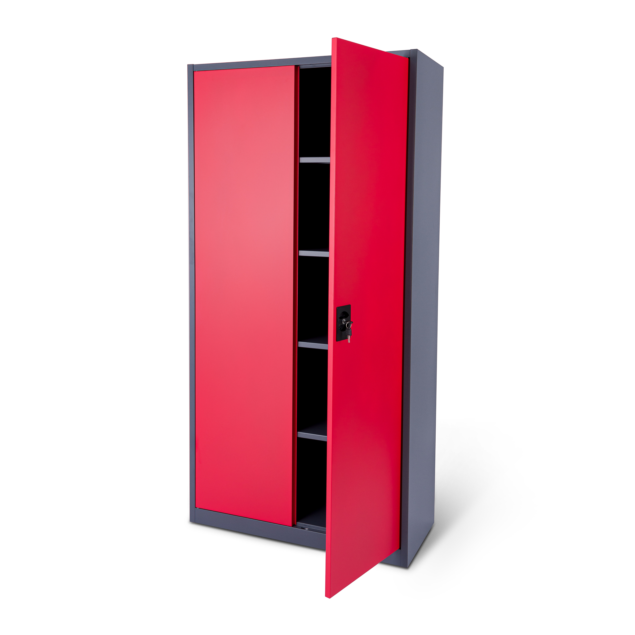 SZAFA METALOWA Biurowa na Dokumenty Warsztatowa do Garażu Zamykana na ...