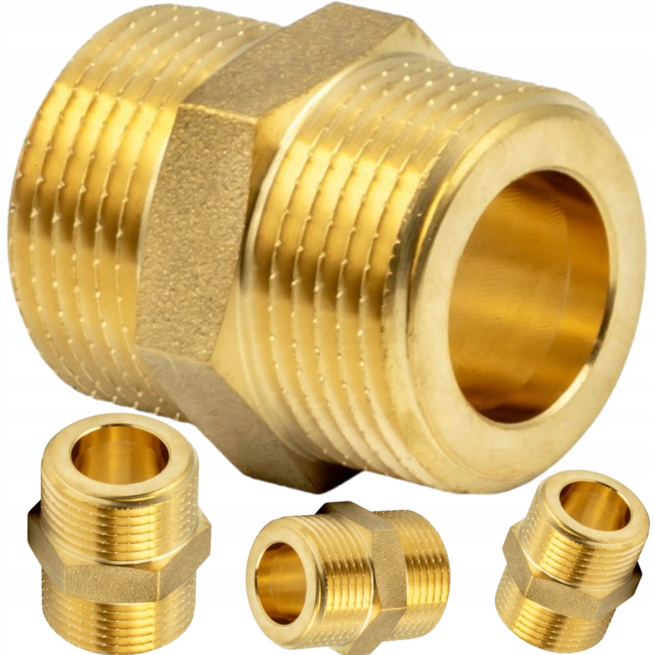 NYPEL MOSIĘŻNY PŁASKI SOLARNY 3/4" DN20 Z PŁASKIM CZOŁEM MOSIĄDZ ...