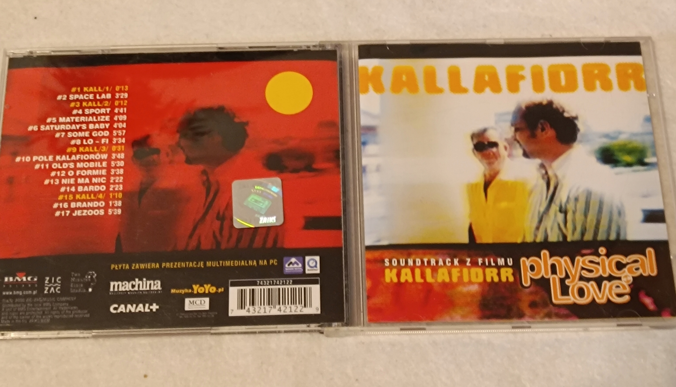 CD Soundtrack Z Filmu Kallafiorr PHYSICAL LOVE 17580372371 - Sklepy ...