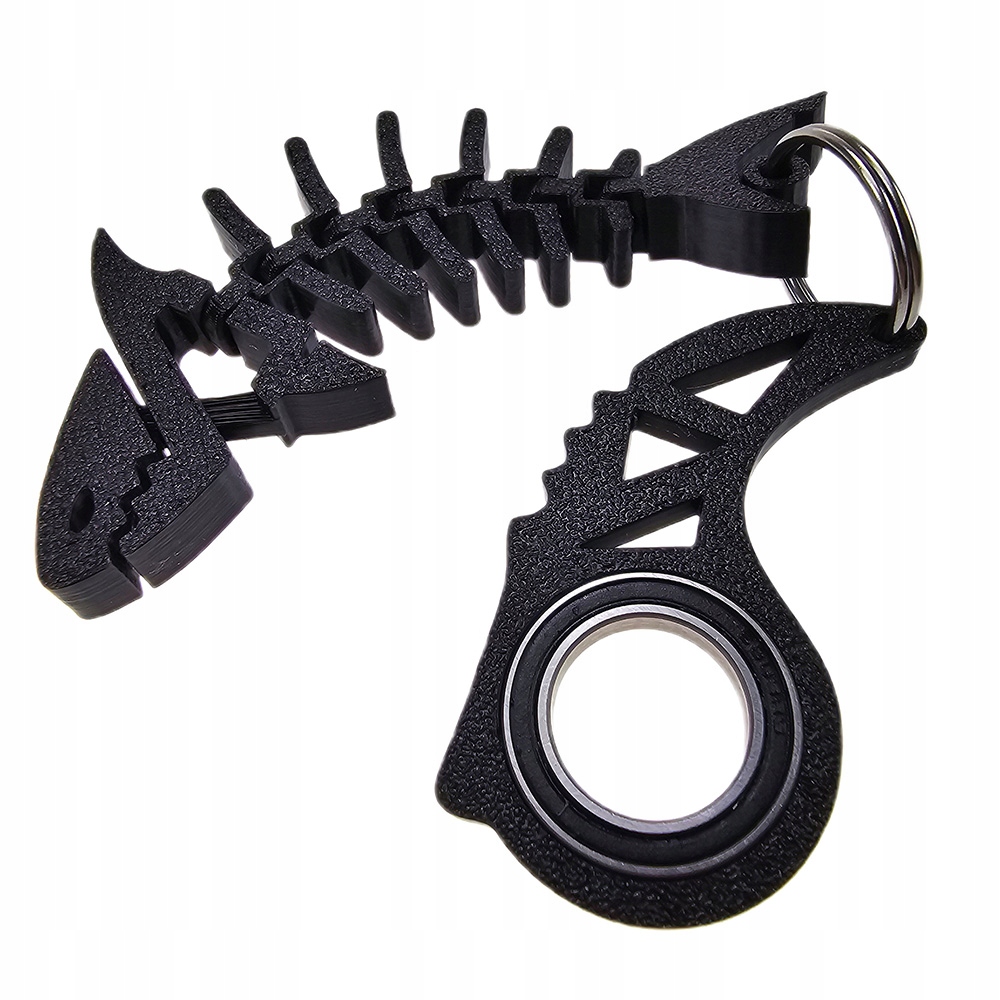 Breloczek do Kluczy Spinner Keyrambit + Rekinek BLACK Tik Tok Key ...