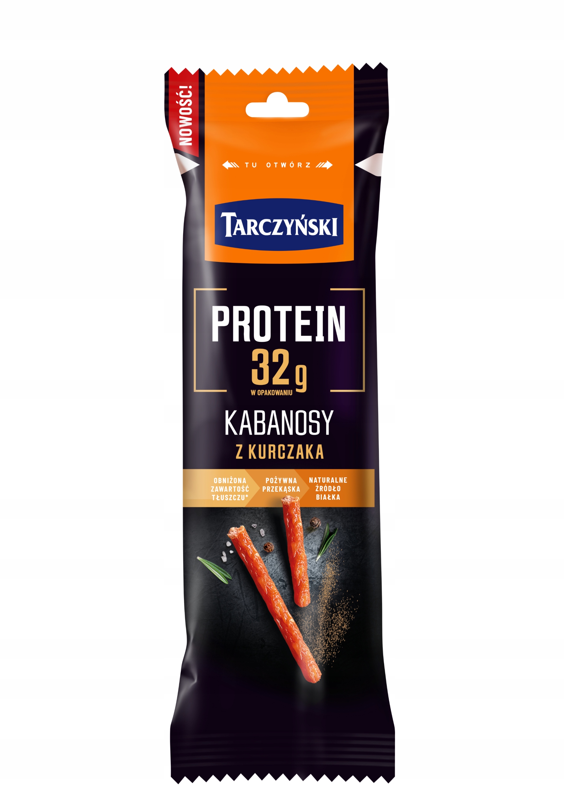 Kabanosy Tarczyński Protein z Kurczaka 80 g (5908230535994) • Cena ...