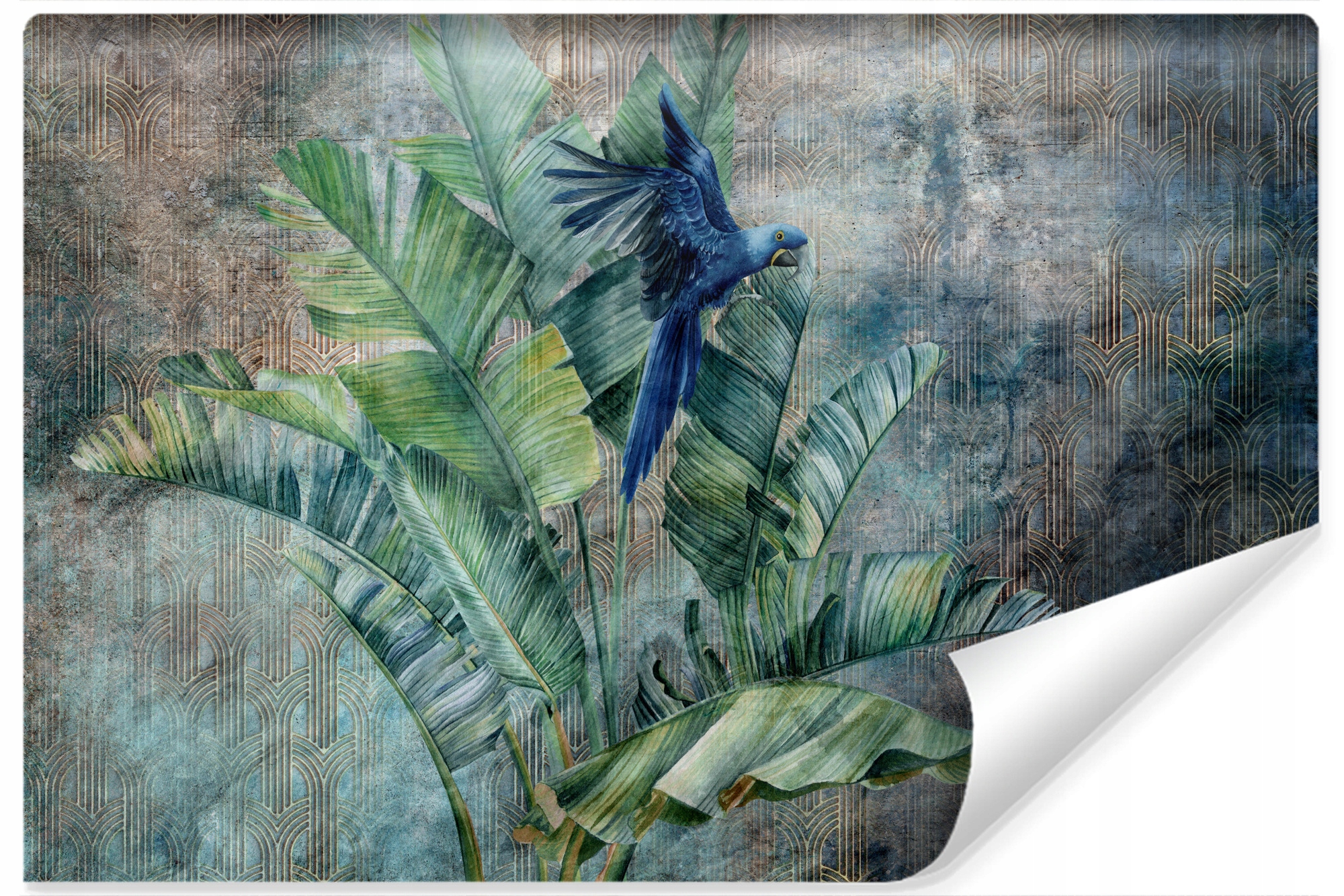 Fototapeta Liście BANANOWCA Papuga Mural 90x60 (5905098586861) • Cena ... Fototapeta Liście BANANOWCA Papuga Mural 90x60 (5905098586861) • Cena ...