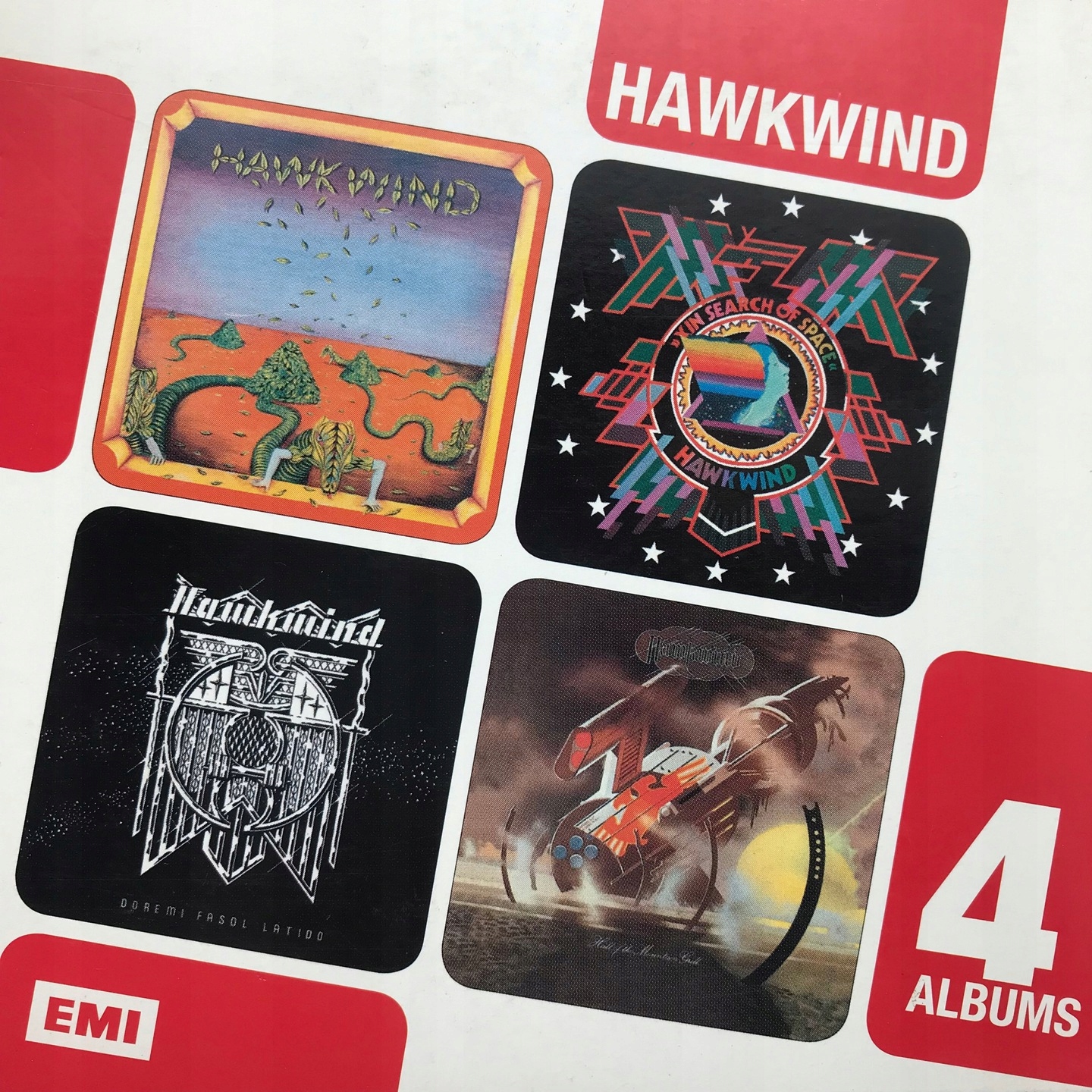 4 Albums Hawkwind CD • Cena, Opinie - Allegro