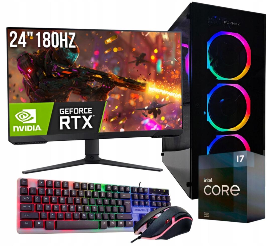 Orion Gamer PC Intel Core I7, 32GB RAM, RTX 5060, 1TB SSD + 24" Monitor ...