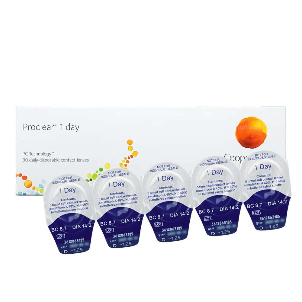 Proclear 1day Soczewki 1szt. MOC -7,00 (0824442849580) • Cena, Opinie ...