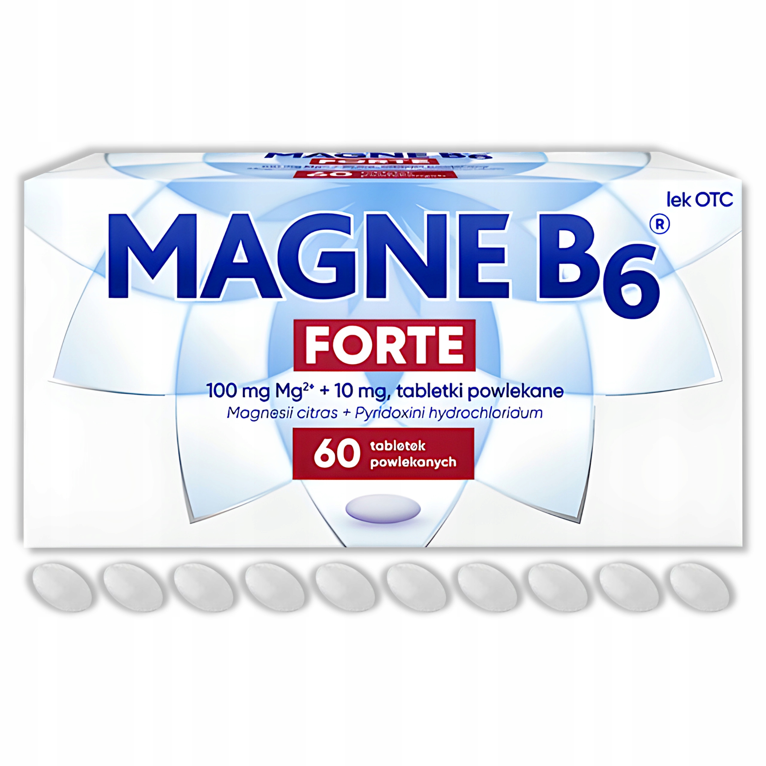 Magne B6 Forte 100 mg + 10 mg, 60 tabletek powlekanych (5909990713387) • Cena, Opinie • Pamięć i ...