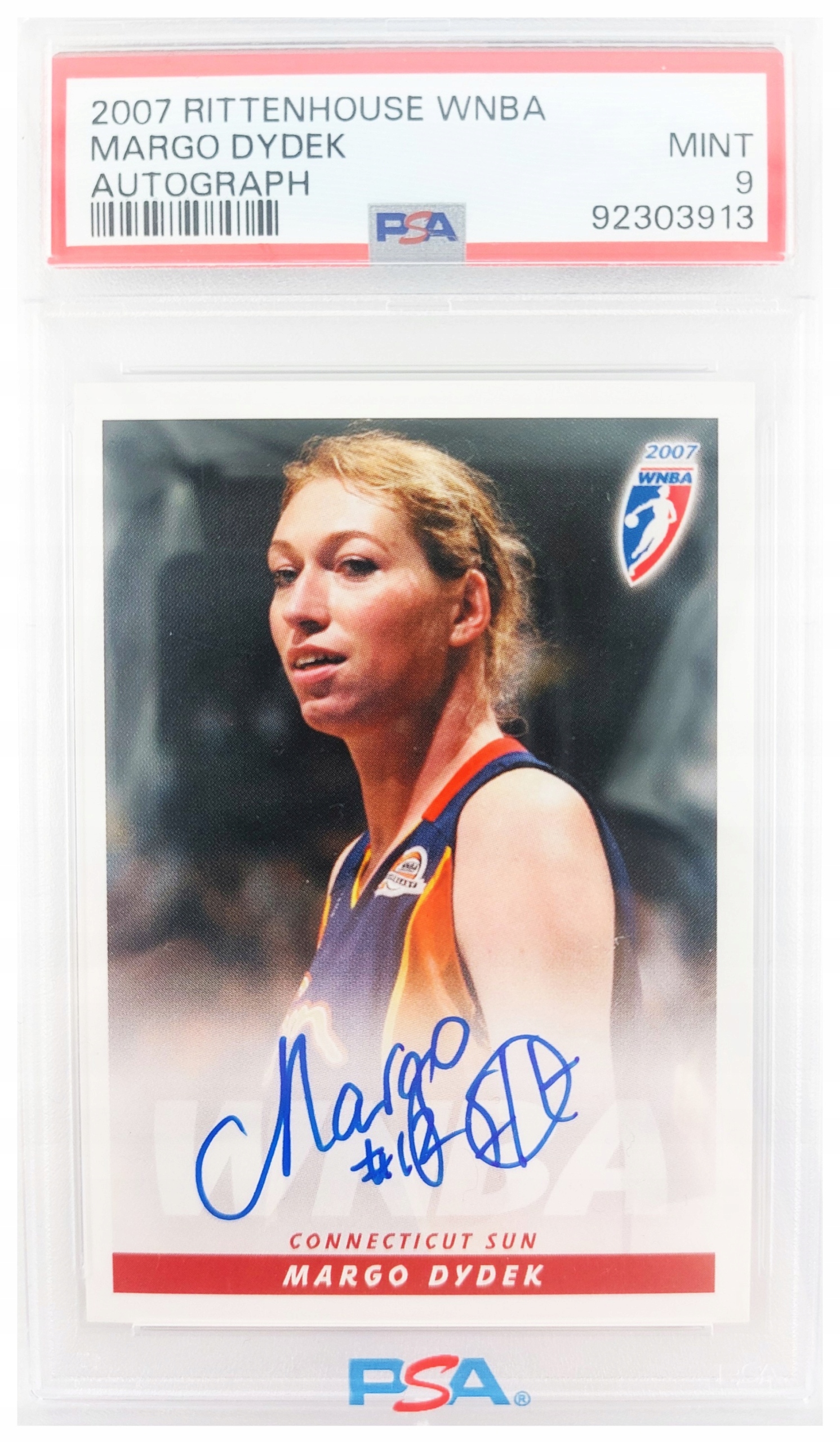 AUTOGRAF MAŁGORZATA MARGO DYDEK 2007 Rittenhouse WNBA Autograph karta ...