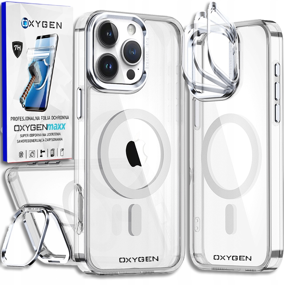 Plecki OXYGEN do Apple iPhone 16 Pro Max srebrny - Sklep, Opinie, Cena ...