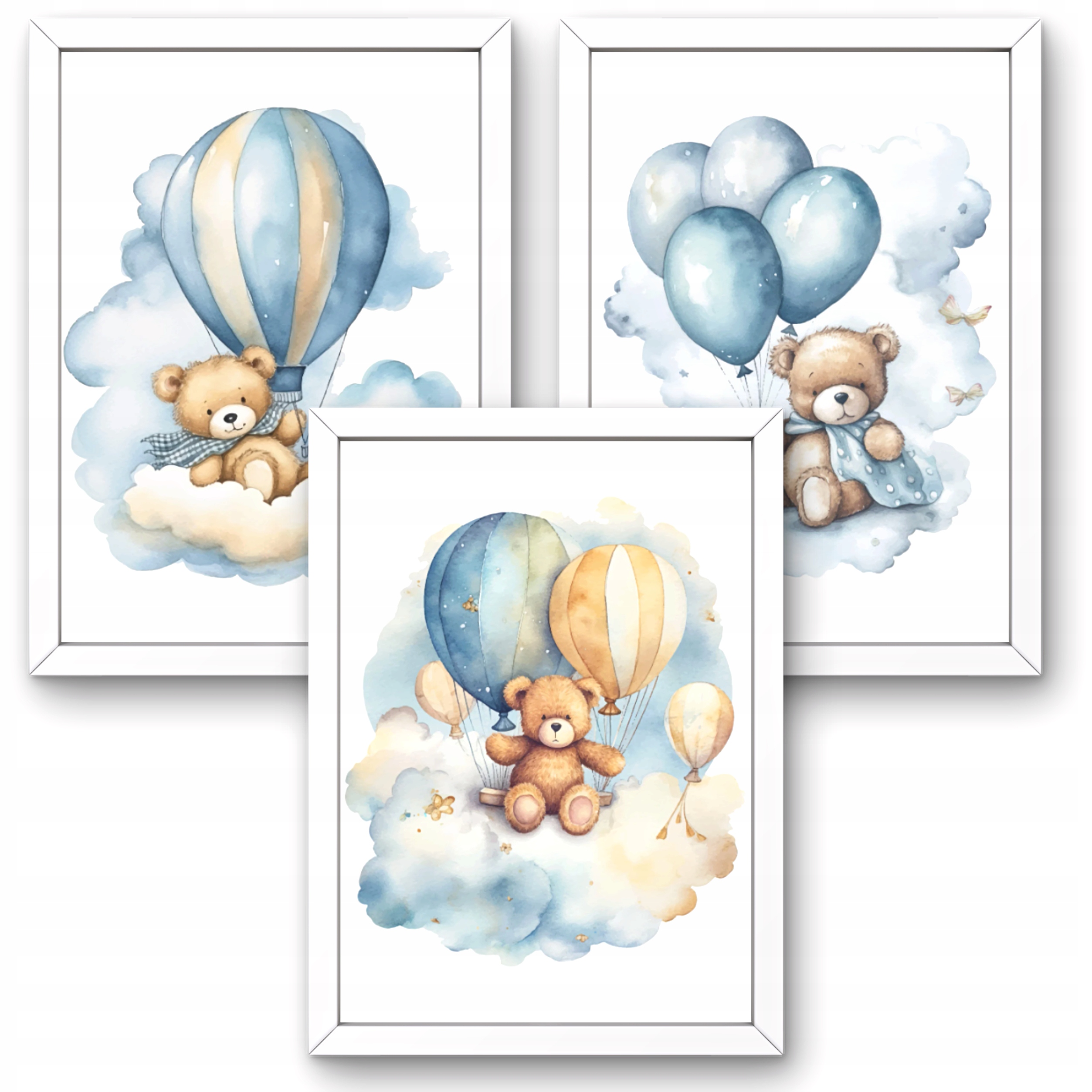 OBRAZY DLA DZIECI ZESTAW PLAKATÓW ZWIERZĘTA MISIE (7032294669024 ...