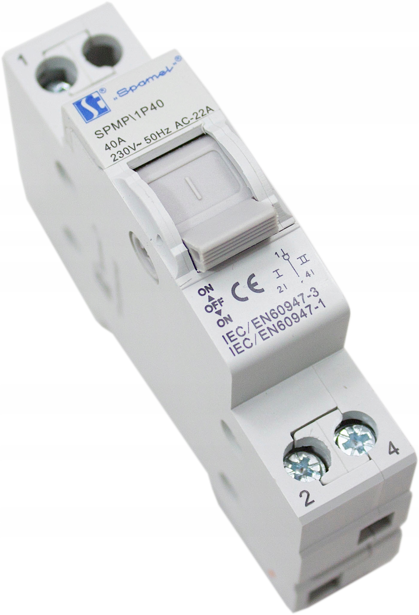 SPAMEL Przełącznik sieć-agregat 1-0-2 1P 40A SPMP (5907723260061 ...